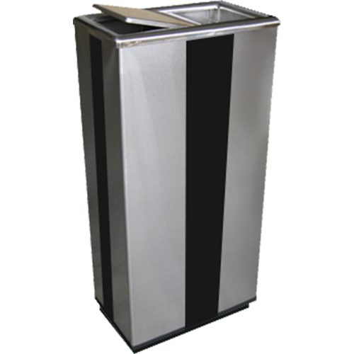 Stainless Steel + Powder Coating Rectangular Flip Top Bin - Malaysia ...